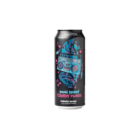 Switch Energy Drink Iron Brew Candy Floss 500 Ml Looters