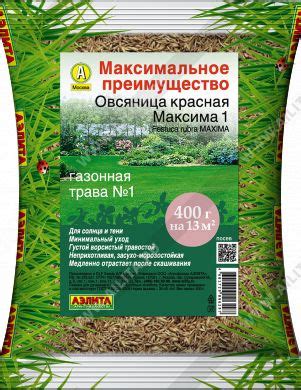 Аэлита Овсяница красная Максима 1 - купить по выгодным ценам в интернет ...