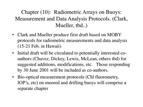 Ppt Ocean Optics Protocols For Satellite Ocean Color Sensor Validation Planning For Revision