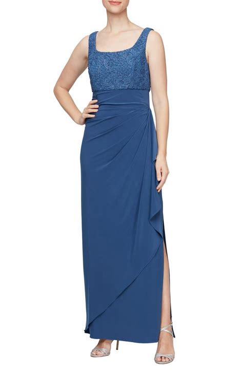 Alex Evenings Empire Waist Dress With Bolero Jacket Nordstrom