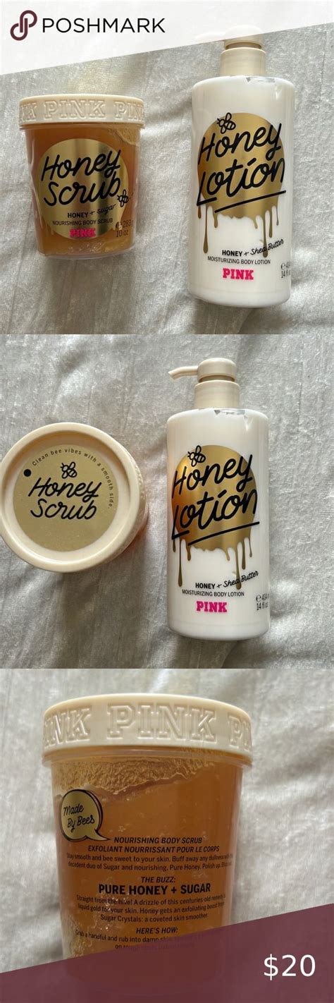 Victorias Secret PINK Honey Shea Butter Lotion Scrub Pink Wardrobes