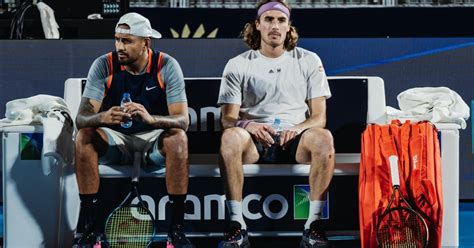 Nick Kyrgios And Stefanos Tsitsipas Team Up For Doubles Loss Following