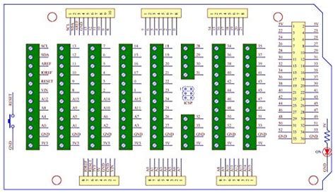 Electronics Salon Screw Terminal Block Breakout Module For Arduino Mega 2560 R3 Pricepulse