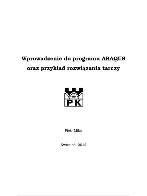 Manual Abaqus Mk Pdf