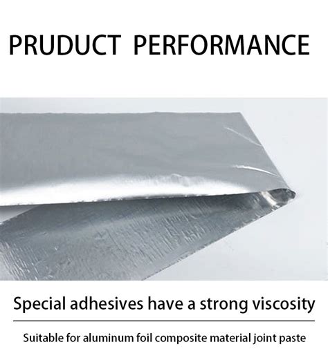 Solvent Temperature HVAC Resistant Fireproof 30U Aluminum Foil Tape