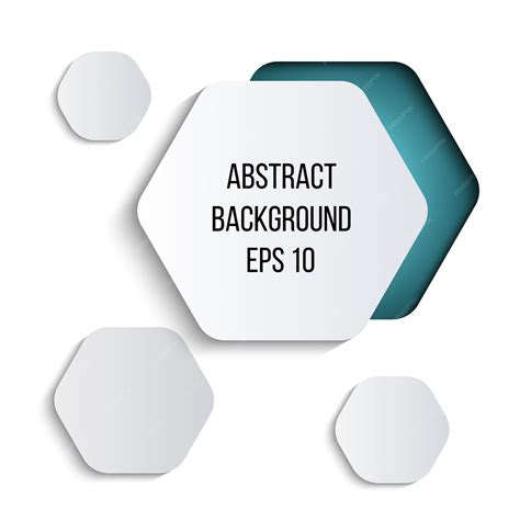 Premium Vector Abstract Background With Hexagons Hexagonal Abstract 3d Background Technology