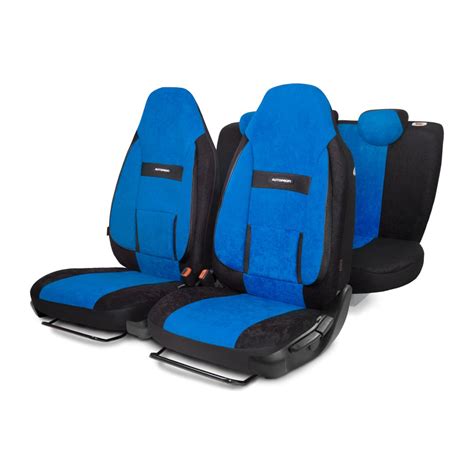 Авточехлы AUTOPROFI COMFORT COM-1105H BK/BL - выгодная цена, отзывы ...