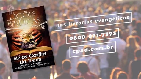 Revistas Lições Bíblicas Adultos Da Cpad 4º Trimestre De 2023 Youtube