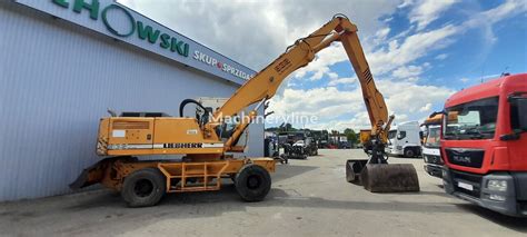 Liebherr A 932 Litronic Wheel Excavator For Sale From Poland Sicienko