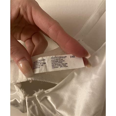 Vintage White Satin Bra No Padding Has Underwire Depop