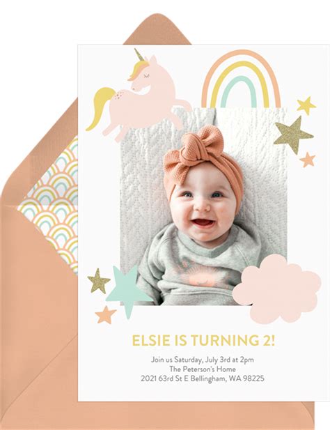 7 Of The Most Adorable Unicorn Invitations Stationers