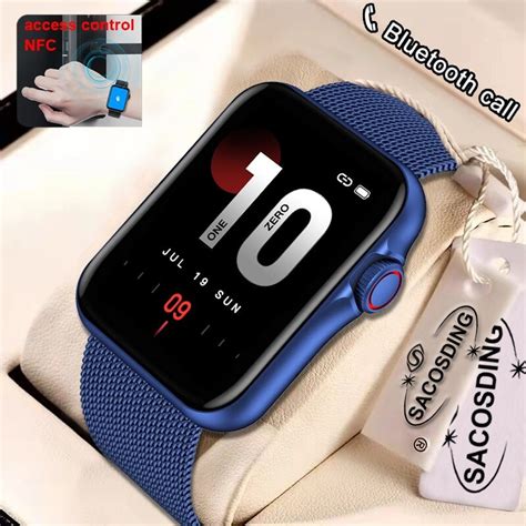 NFC Smart Watch With Bluetooth Call PURPLE BD