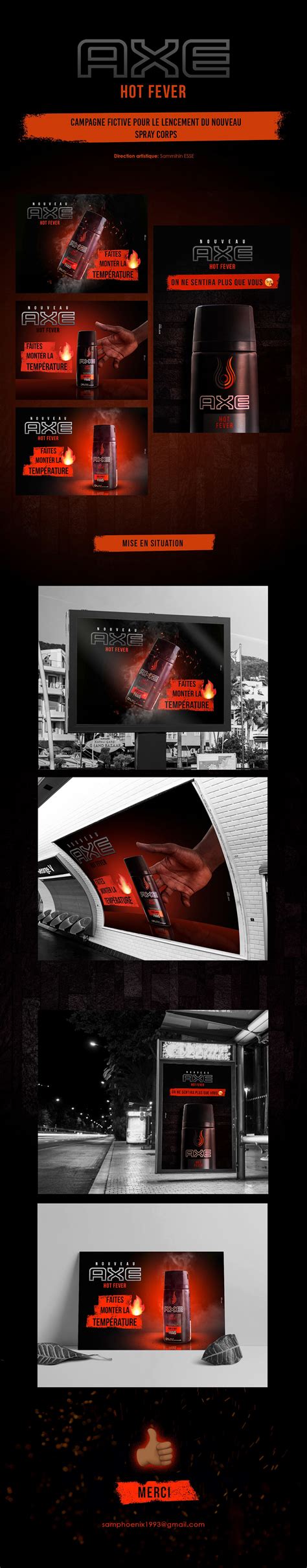 AXE hot Fever ads concepts on Behance