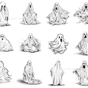 Procreate Ghost Stamps Ghost Brushes For Procreate Instant Digital Download Etsy