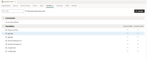 Configure The Page Template Header