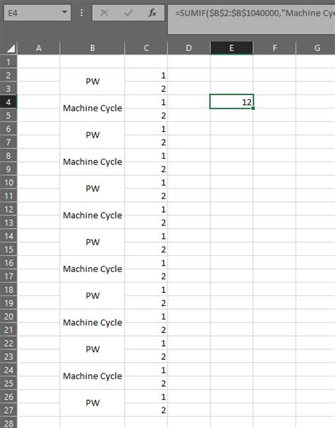 Excel Sum Data Based Off A Criteria And A Odd Row Number Stack Overflow