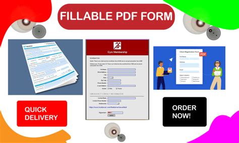 Create A Fillable Pdf Forms By Design Hossen Fiverr