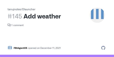 Add Weather · Issue 145 · Tanujnotesolauncher · Github
