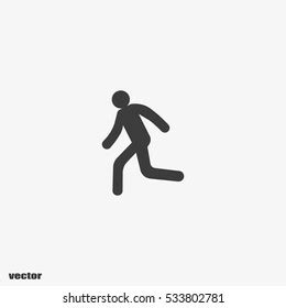 Man Running Icon Stock Vector Royalty Free Shutterstock