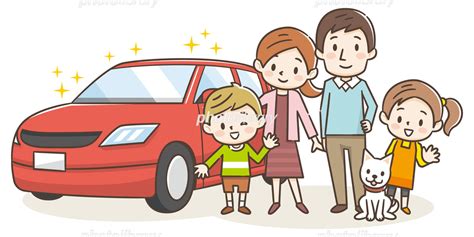 マイカー 家族 イラスト素材 6328202 フォトライブラリー Photolibrary