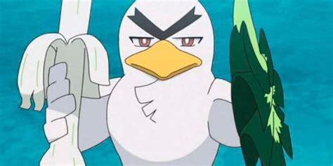 Ya puedes descargar el Sirfetchd de Ash en Pokémon Shield Sword