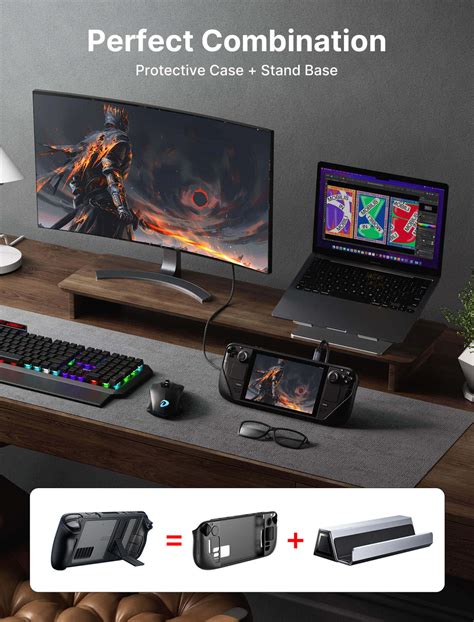 Protective Standing Case For Steam Deck Lcd And Oled