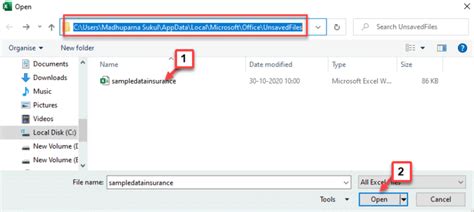 How To Recover Unsaved Ms Excel File