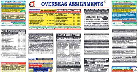 Assignment Abroad Times 07th October 2023 Gulf Jobs Today