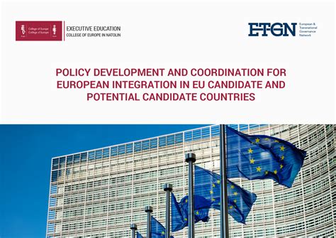 Executive Education Training Policy Development And Coordination For European Integration In