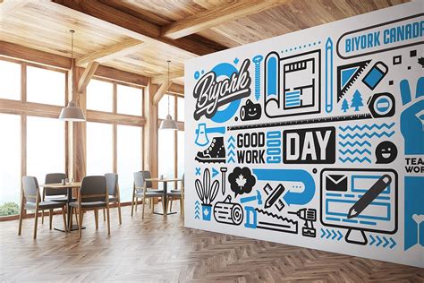 Office Wall Art On Behance Office Wall Design Office