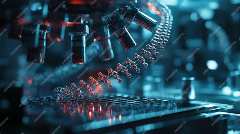 Scientists Analyzing Dna Sequence Data For Genetic Research In A