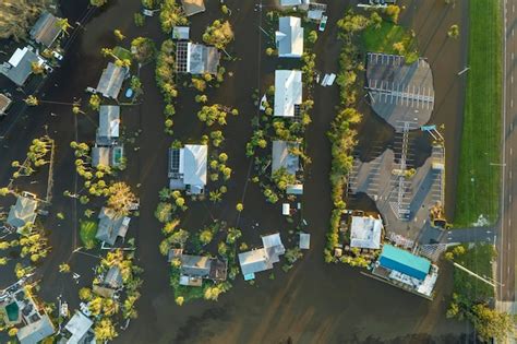 Premium Photo Flooded Houses By Hurricane Ian Rainfall In Florida