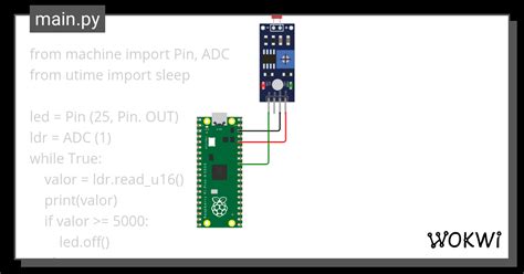 Ldr Sensor Wokwi Esp32 Stm32 Arduino Simulator