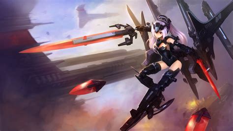 Busou Shinki Mecha Girl Hd Wallpapers Anime Wallpapers K Wallpapers Sci Fi Wallpaper Wings