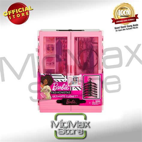 Jual Barbie Fashionistas Ultimate Closet Lemari Barbie Accessories