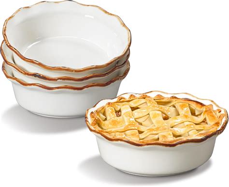 Onemore Mini Pie Pans 68 Inch Ceramic Pie Dish For Baking