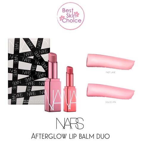 Nars Unwrapped Afterglow Lip Balm Duo Fast Lane And Dolce Vita Shopee