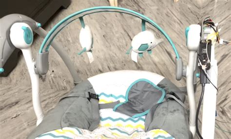 This TinyML Powered Baby Swing Automatically Starts When Crying Is Detected Arduino Blog