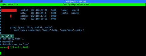 Анонимность Kali Linux с помощью Tor и Proxychains