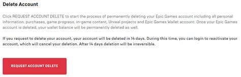 How Do I Delete My Epic Games Account Account Support