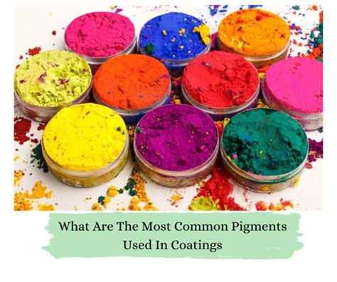 What Are The Most Common Pigments Used In Coatings Dwikiblog