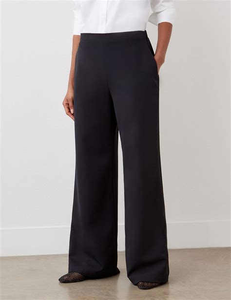 Elasticated Waist Wide Leg Trousers Finery London Mands