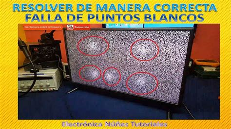 Cómo reparar tv samsung con puntos blancos Bricolaje