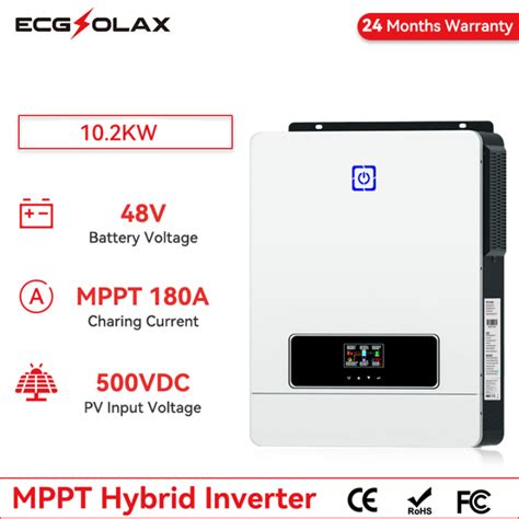ECGSOLAX Kw Hybrid Solar Inverter V MPPT Hybrid Inverter On Grid Off Grid Inverter VDC