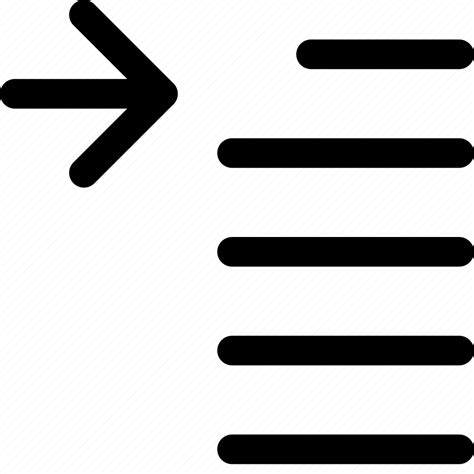 Indent Paragraph Alignment Arrow Icon Download On Iconfinder