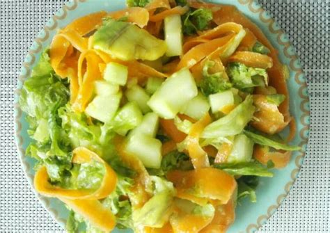 Ensalada De Aguacate Zanahoria Y Pepino Cohombro Receta De Johanna