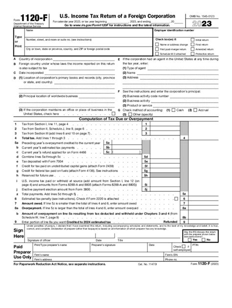 2023 Irs Form 1120 Fill Out And Sign Online Dochub