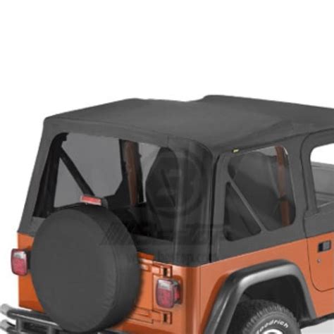 Jeep Wrangler TJ Set Satz Scheiben getönt für Verdeck Supertop Black