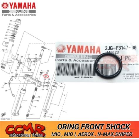 YAMAHA ORING FRONT SHOCK MIO I 125 MIO AEROX N MAX V1 V2 SNIPER