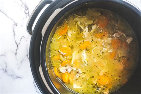 Instant Pot Chicken Noodle Soup Quick Easy Crave The Good